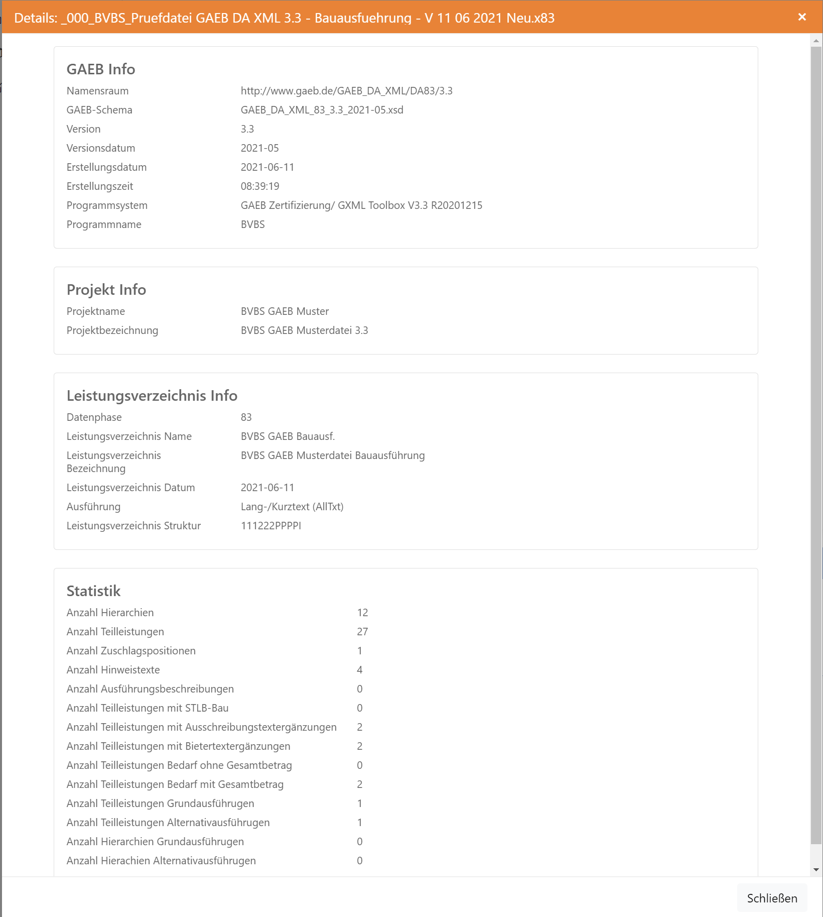 GAEB-Datei checken mit GAEB 365 Online ist einfach!