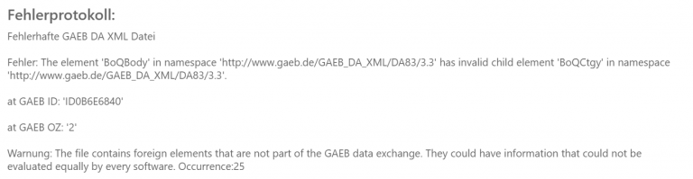 GAEB-Datei checken mit GAEB 365 Online ist einfach!