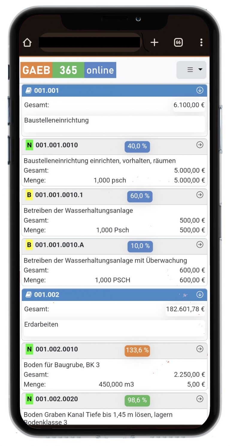 GAEB Datei öffnen - Die einfachste GAEB-Lösung im Internet